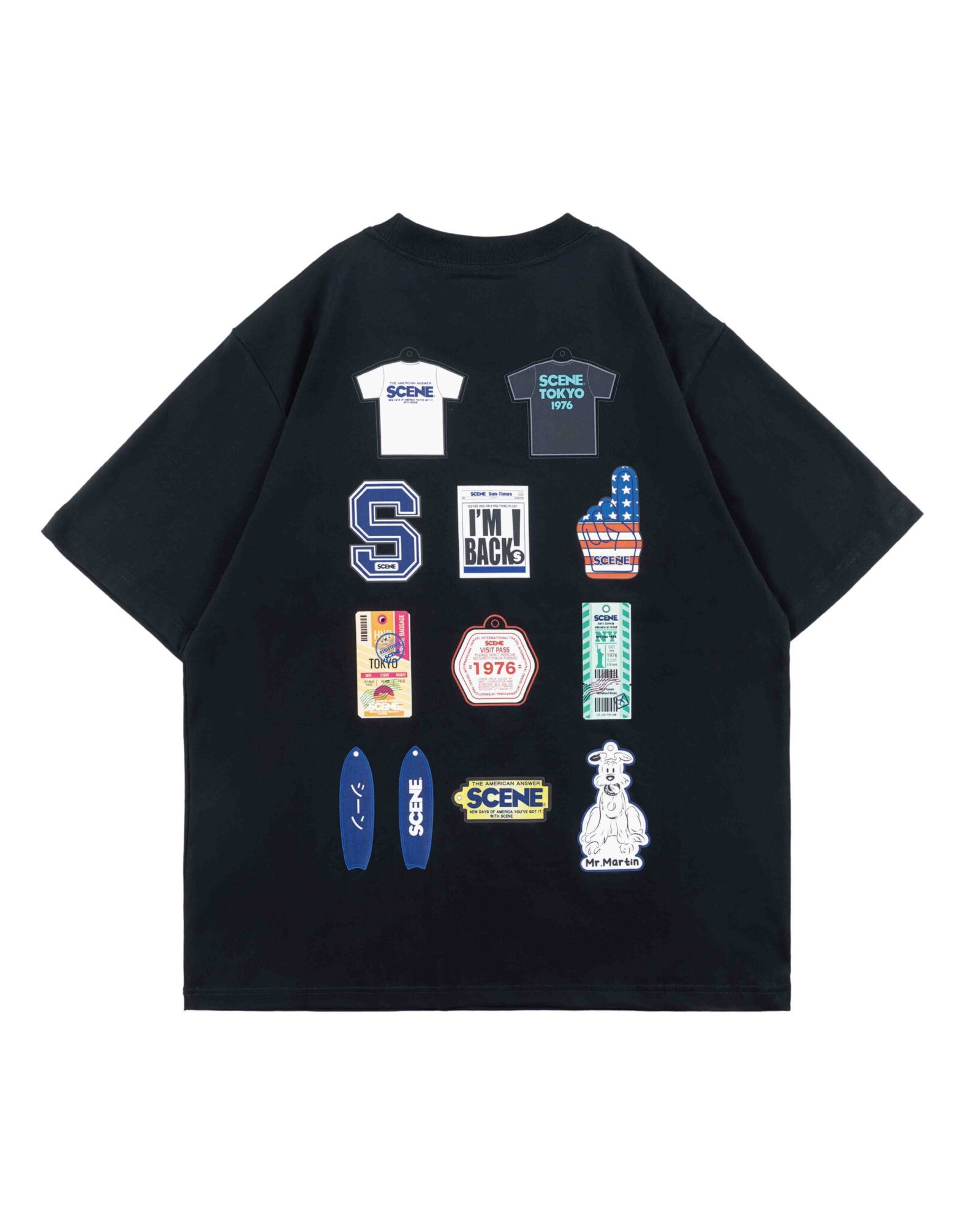 KEYCHAIN BLIND BOX TEE // BLK - ICE FIRE